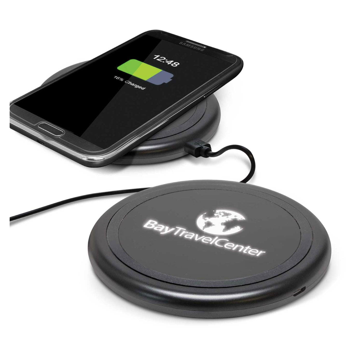 Custom Logo Light Wireless Chargers | Budget Promotion